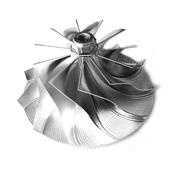 EightySixd Ford 6.0L 64mm Billet Compressor Wheel 11 Blade Extended Ti ...